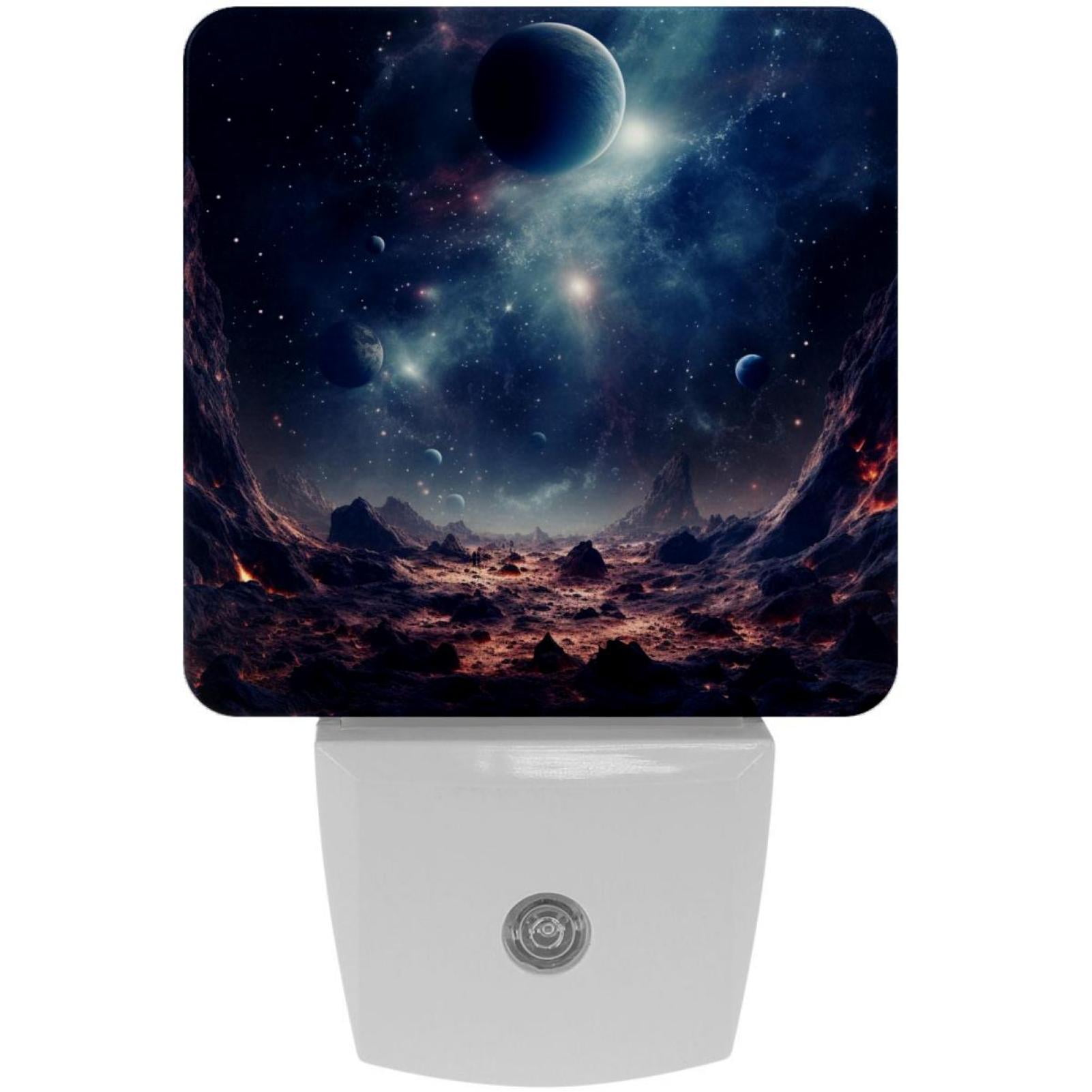 Galactic space LED Square Night Lights - Energy Efficient and Stylish ...