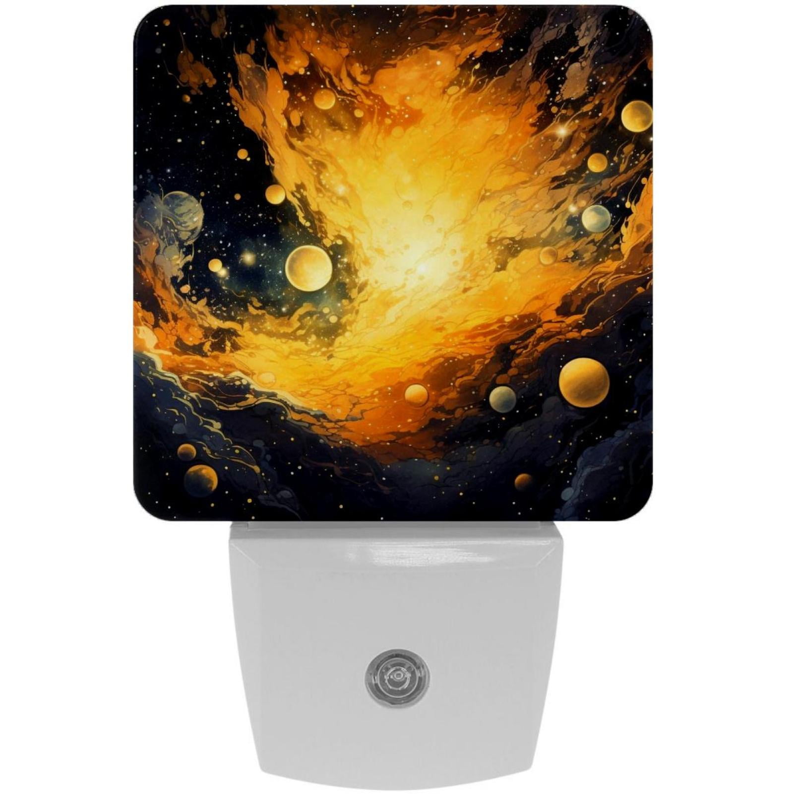 Galactic space LED Square Night Lights - Energy Efficient and Stylish ...