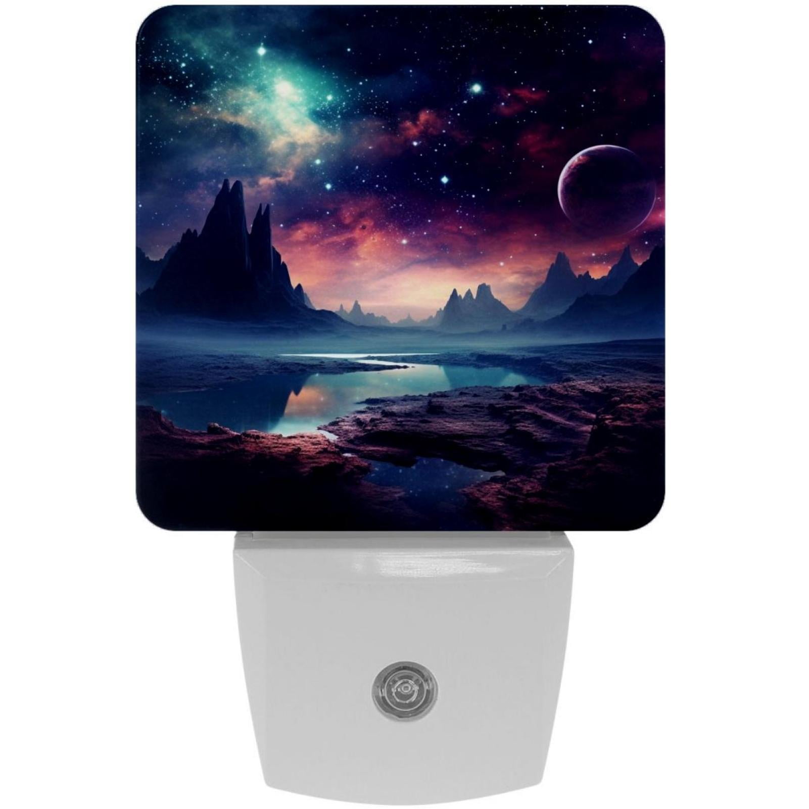 Galactic space LED Square Night Lights - Illuminating Your Space with ...