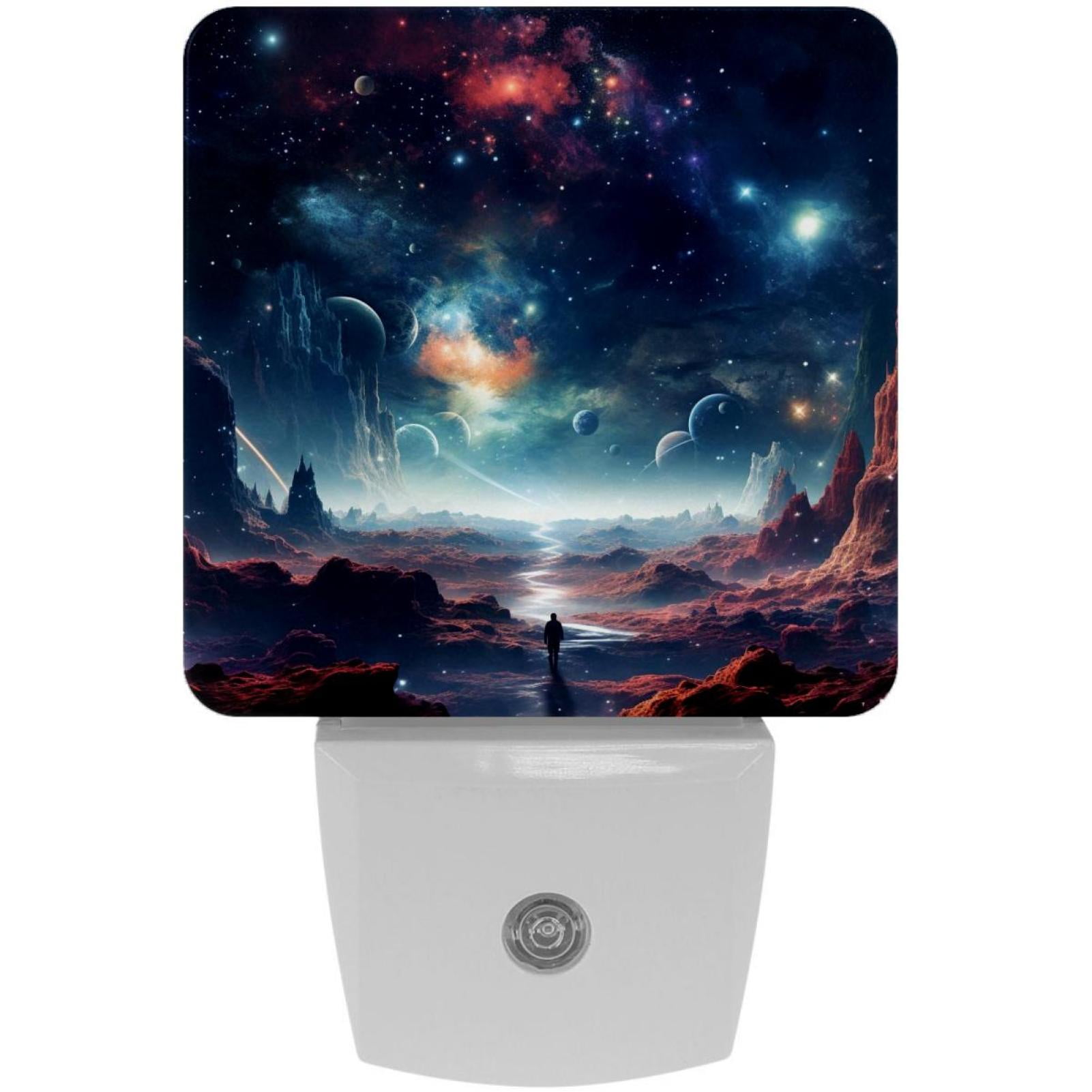 Galactic space LED Square Night Lights - Portable and Stylish for ...