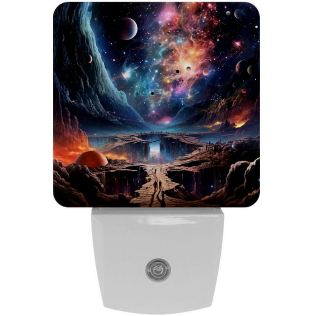 Galactic space LED Square Night Lights - Small and Bright Illumination ... Galactic space LED Square Night Lights - Small and Bright Illumination ...