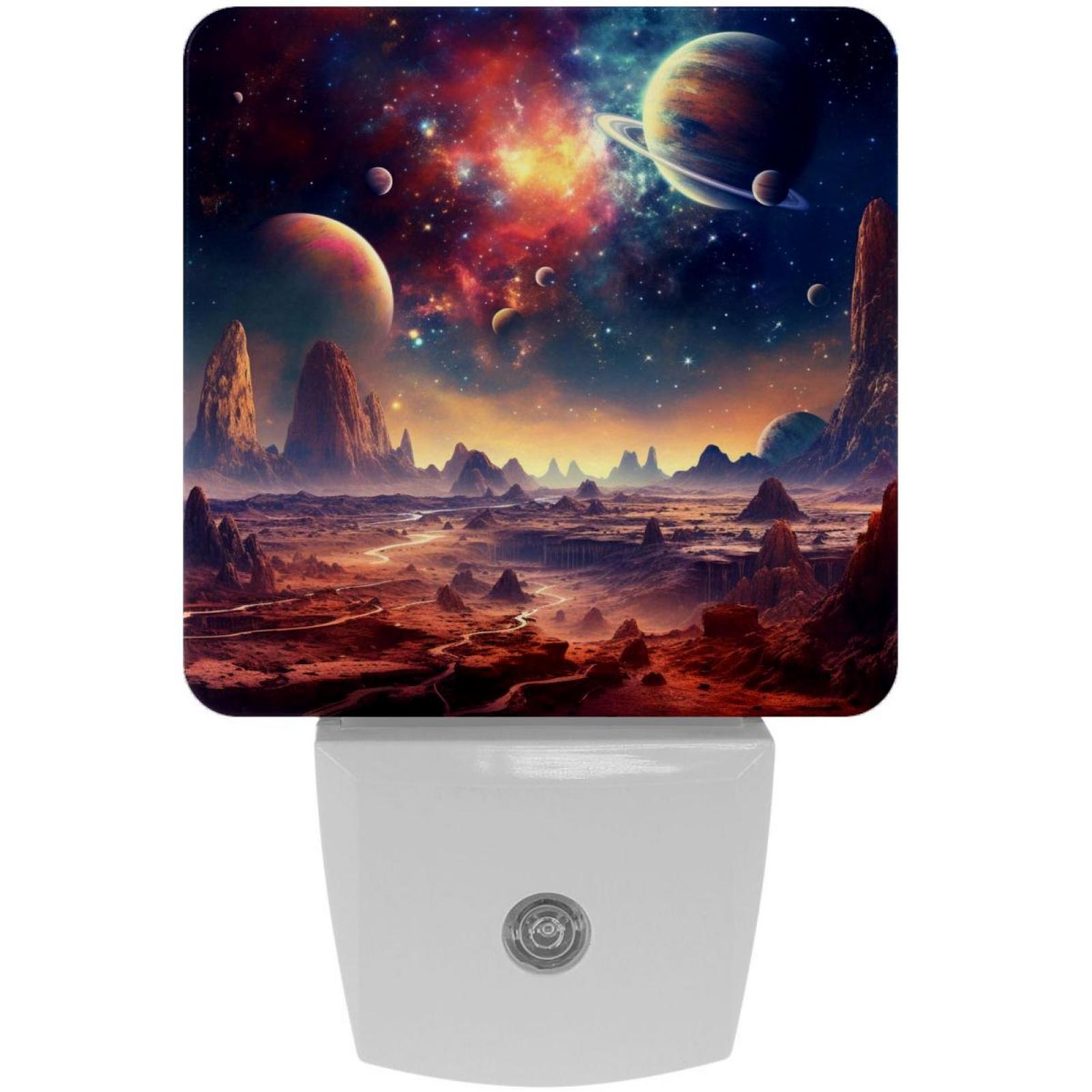 Galactic space LED Square Night Lights - Small and Stylish Energy ...