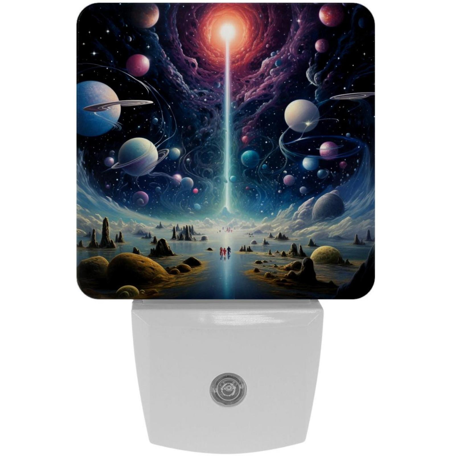 Galactic space LED Square Night Lights - Stylish and Convenient ...