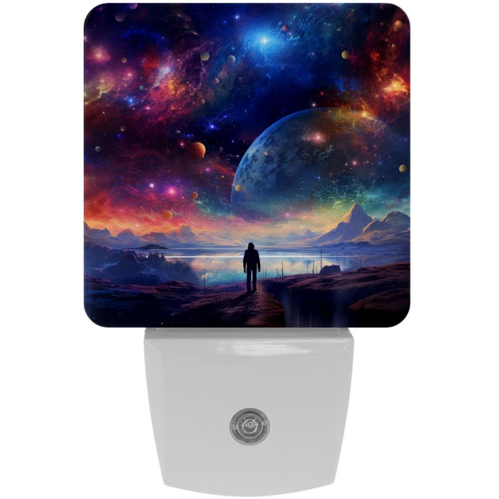 Galactic space LED Square Night Lights - Stylish and Energy-Efficient ...