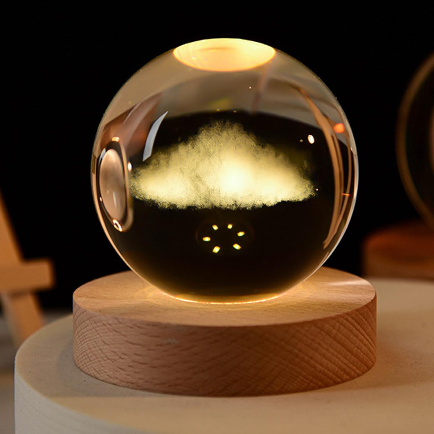 Galactosphere Nightlight, Happy Haves Light Sphere, Calming Cosmic ...