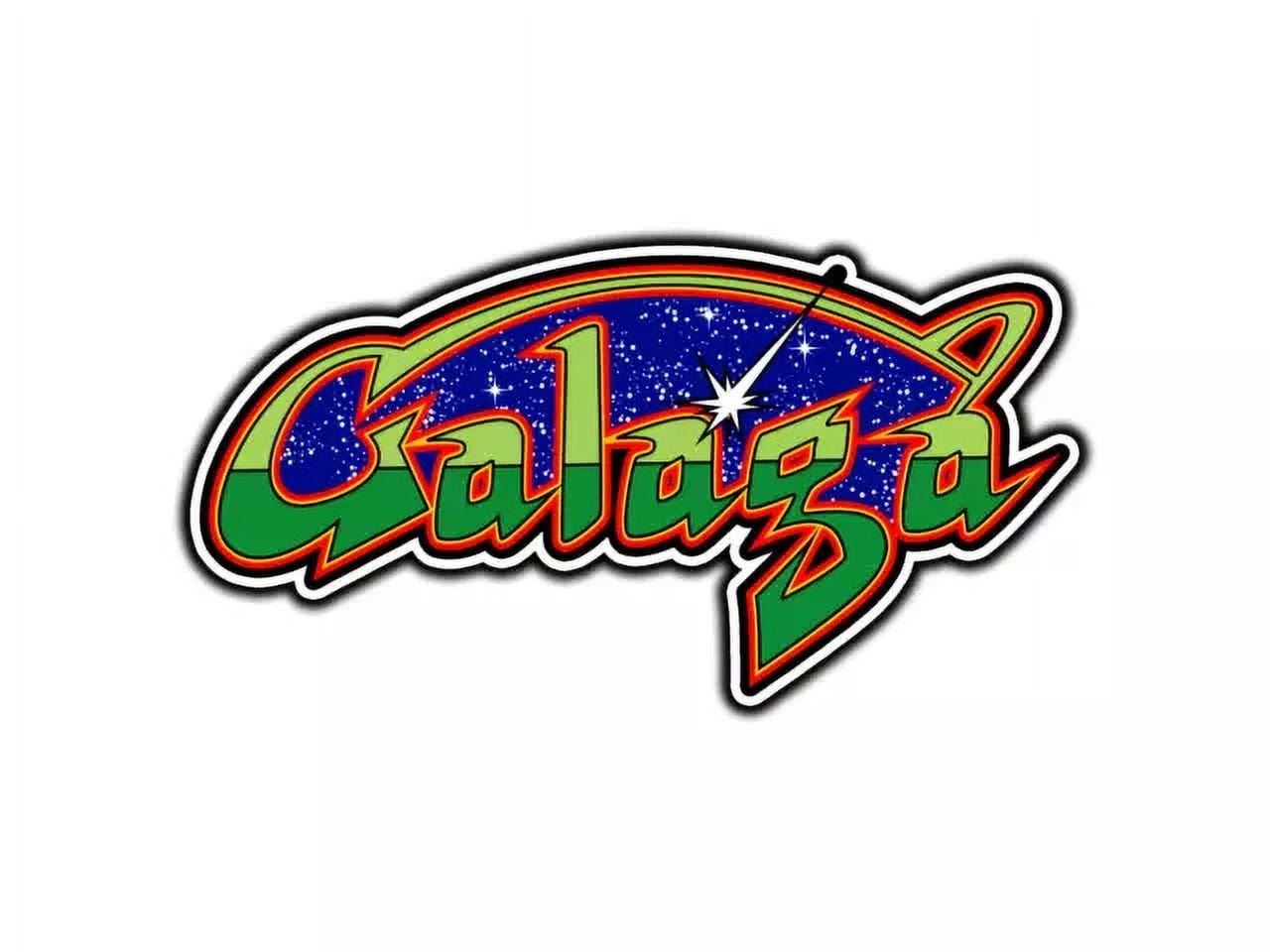 Galaga Arcade Logo Waterproof Sticker Phone Decal Water Bottle Stickers ...