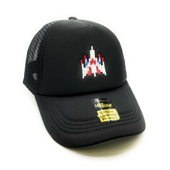 Galaga Mesh Trucker Snapback (Black) - Walmart.com