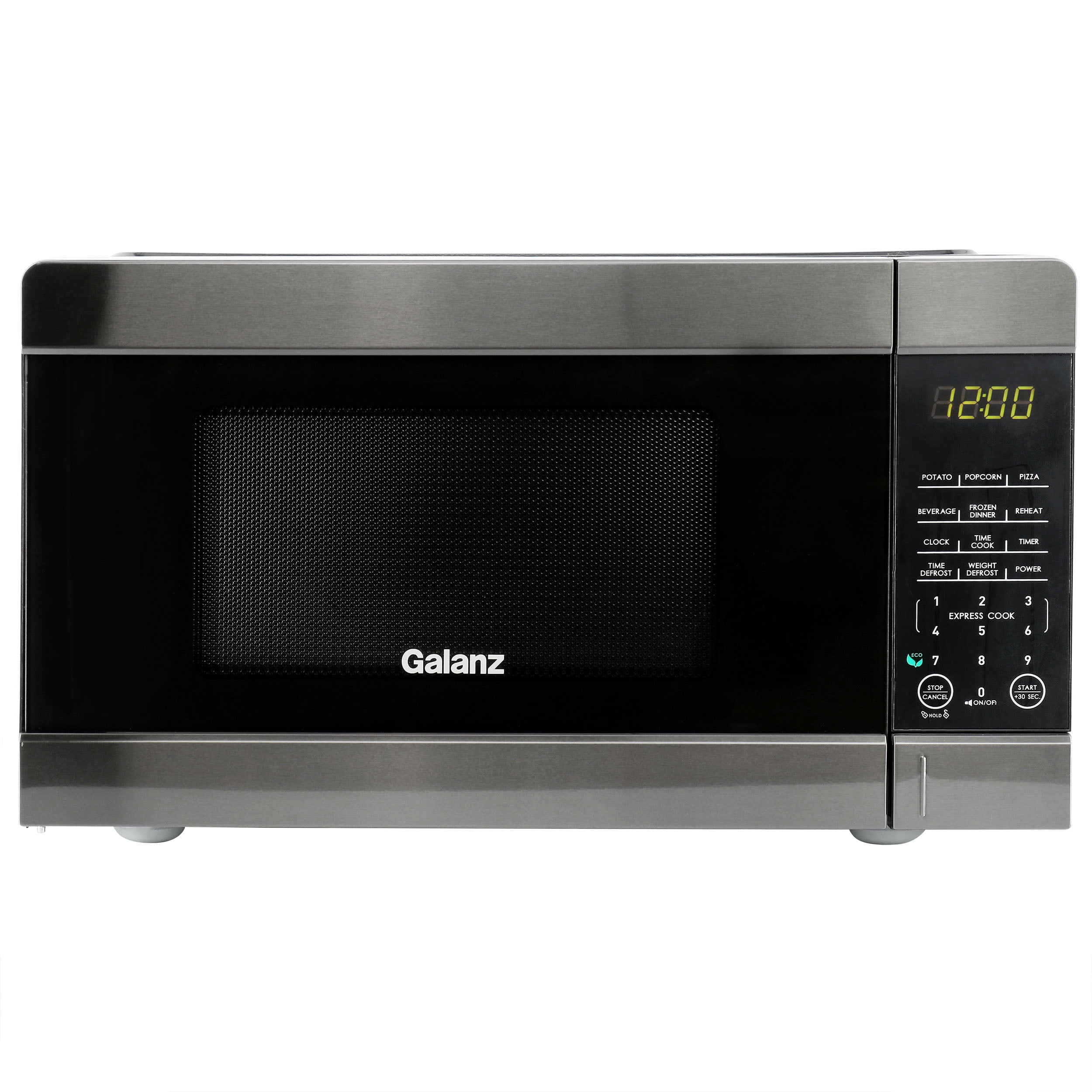 Galanz 0.9 Cu. Ft. 10-Level 900W Countertop Microwave Oven, Gray - Walmart.com