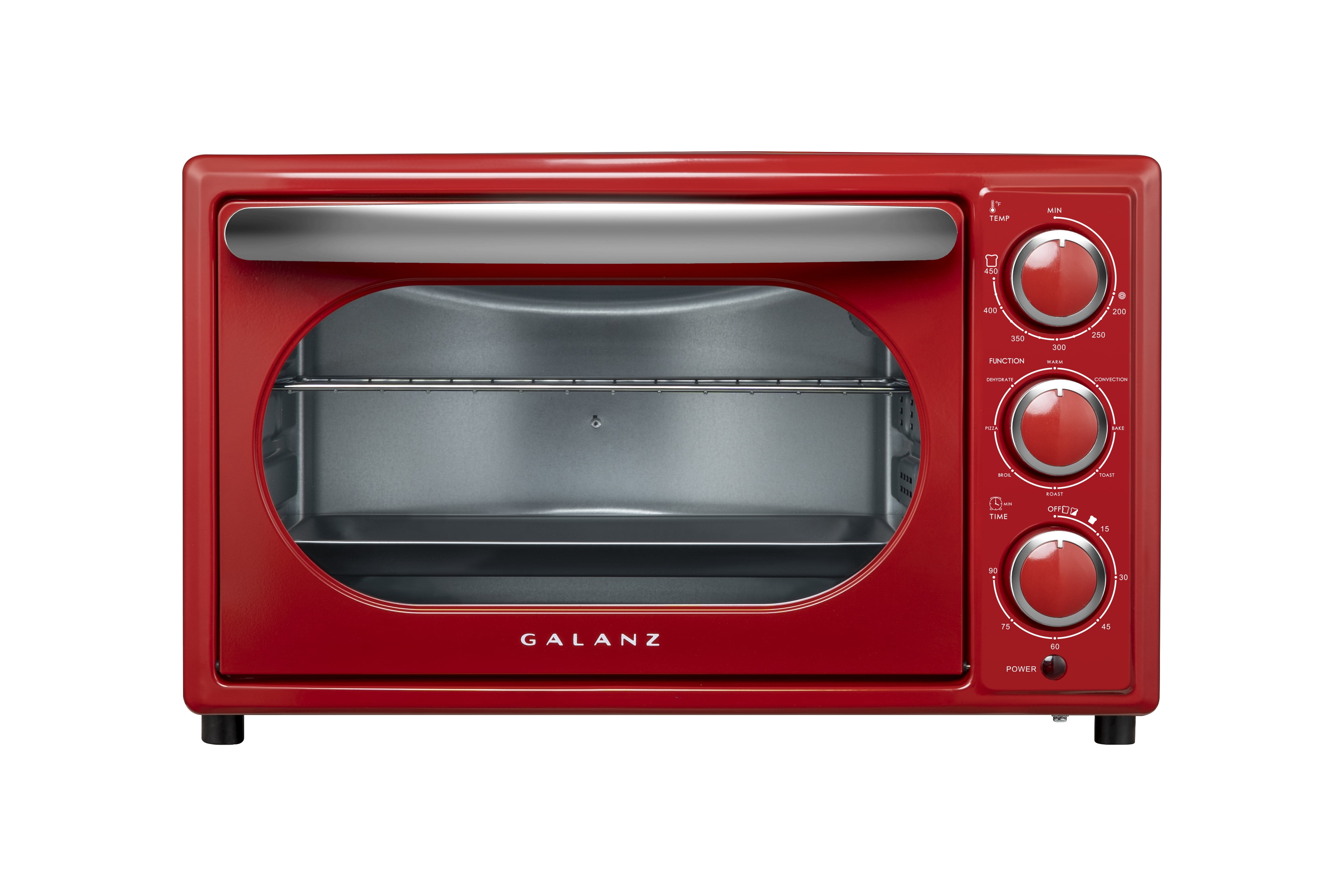 Galanz 0.9 Cu ft Retro Red Convection Toaster Oven - Walmart.com