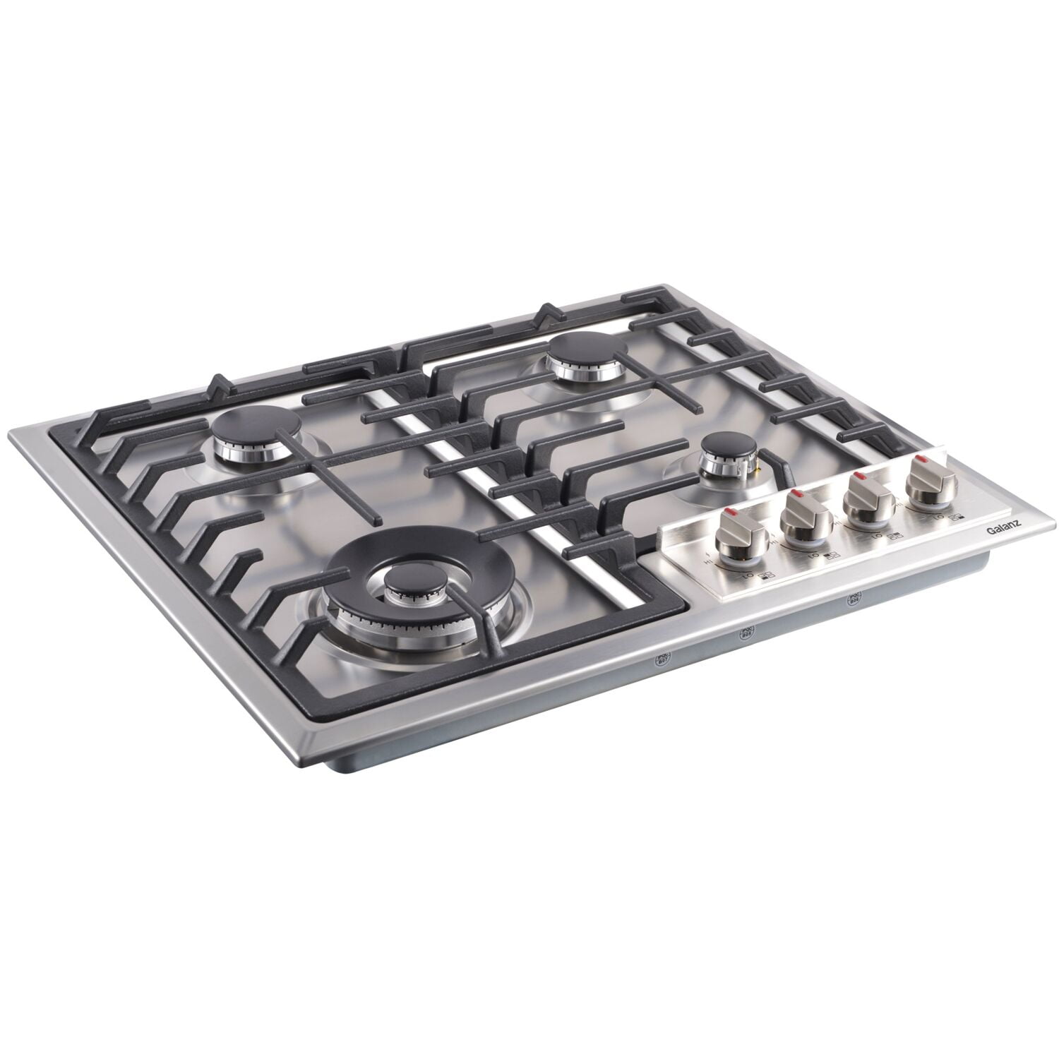 Galanz 24-In. Small Range Countertop Gas Cooktop with 15000 BTU Triple ...