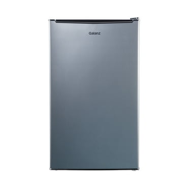 Galanz 3.3 Cu ft Single Door Mini Fridge, Black Estar - Small, College ...