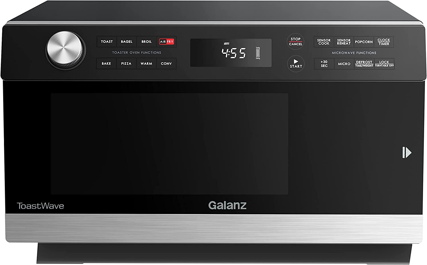 Galanz ToastWave 4-in-1, 1000W, 1.2Cu.Ft, Microwave, Toaster, Air Fryer & Oven - Walmart.com