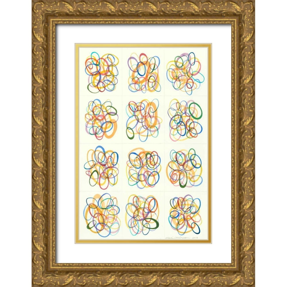 Galapon, Nikki 11x14 Gold Ornate Wood Framed with Double Matting Museum ...