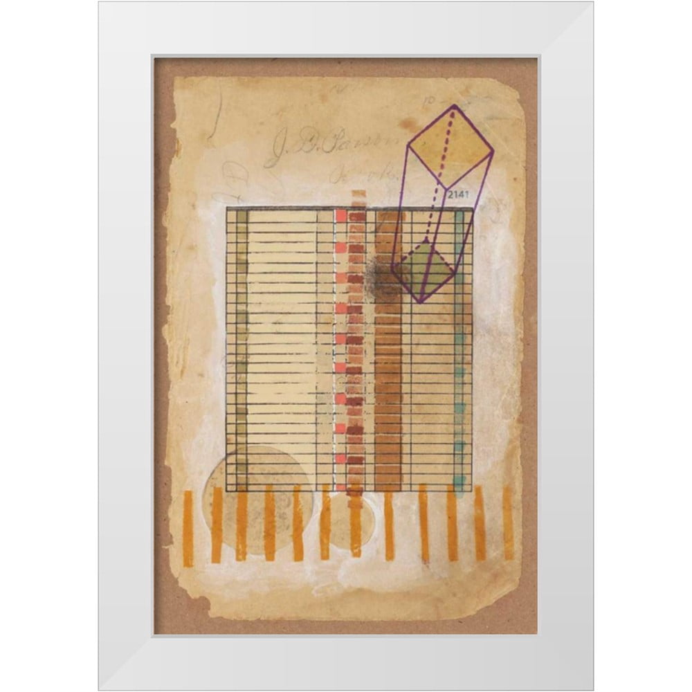 Galapon, Nikki 11x14 White Modern Wood Framed Museum Art Print Titled ...