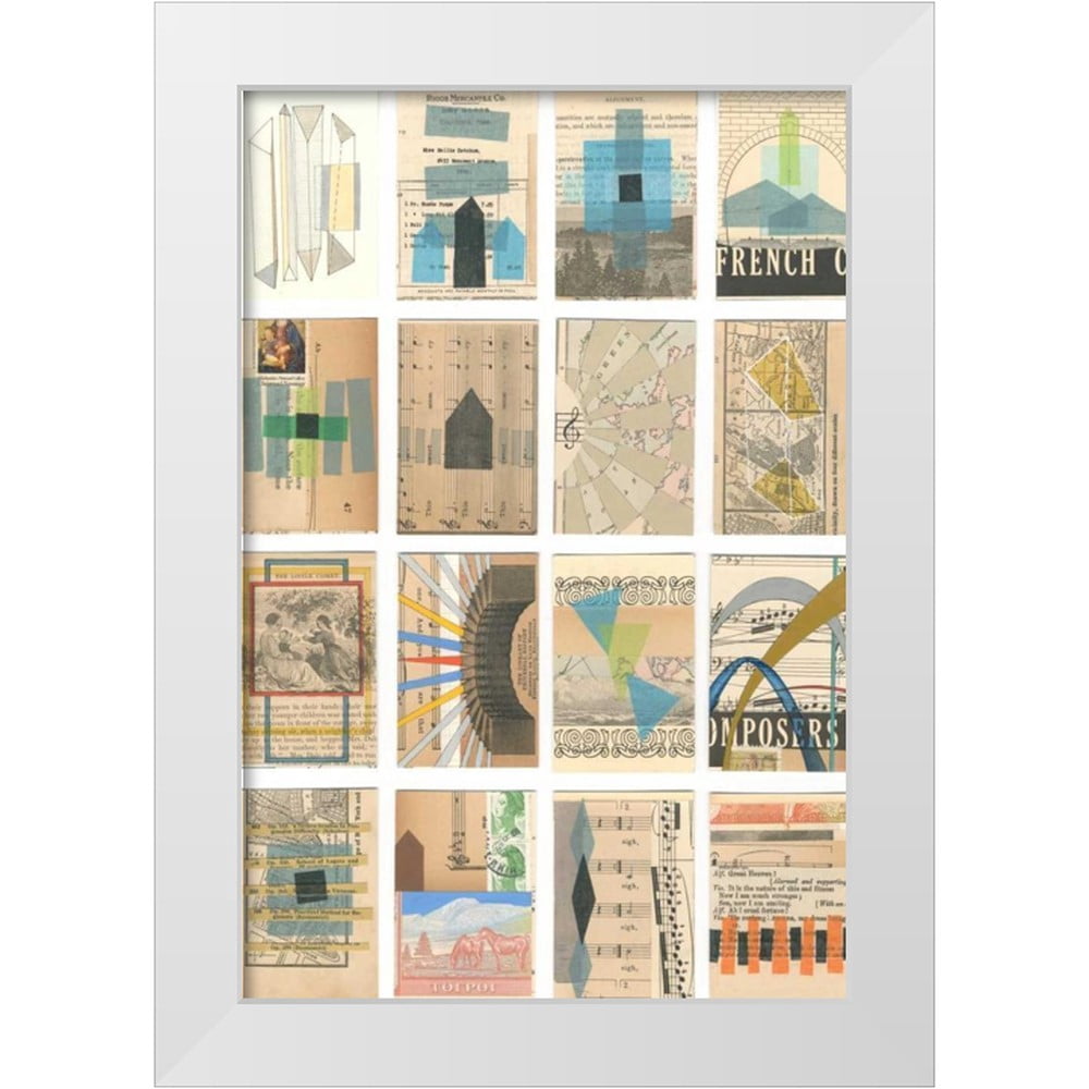 Galapon, Nikki 11x14 White Modern Wood Framed Museum Art Print Titled ...
