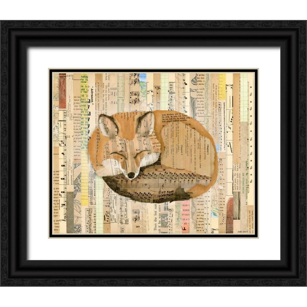 Galapon, Nikki 14x12 Black Ornate Wood Framed with Double Matting ...