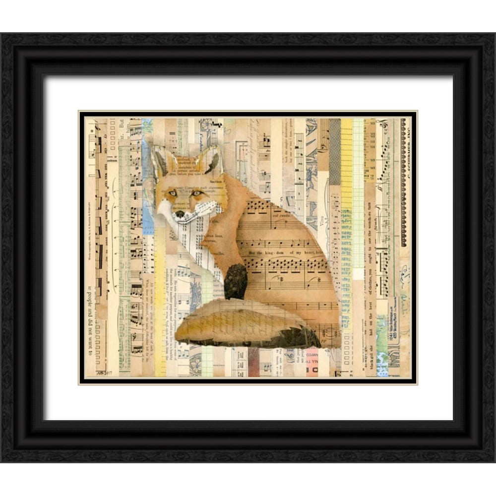 Galapon, Nikki 14x12 Black Ornate Wood Framed with Double Matting ...