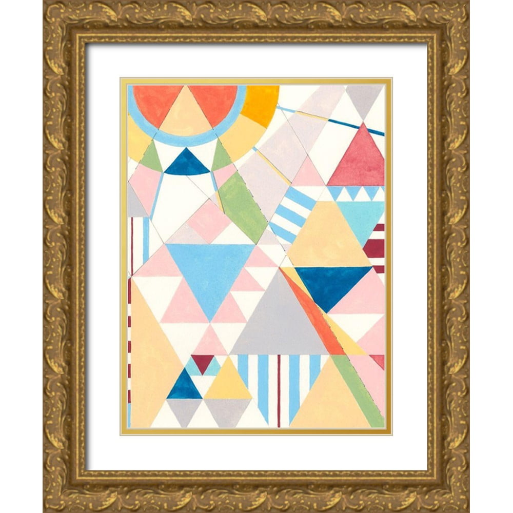 Galapon, Nikki 19x24 Gold Ornate Wood Framed with Double Matting Museum Art Print Titled ...