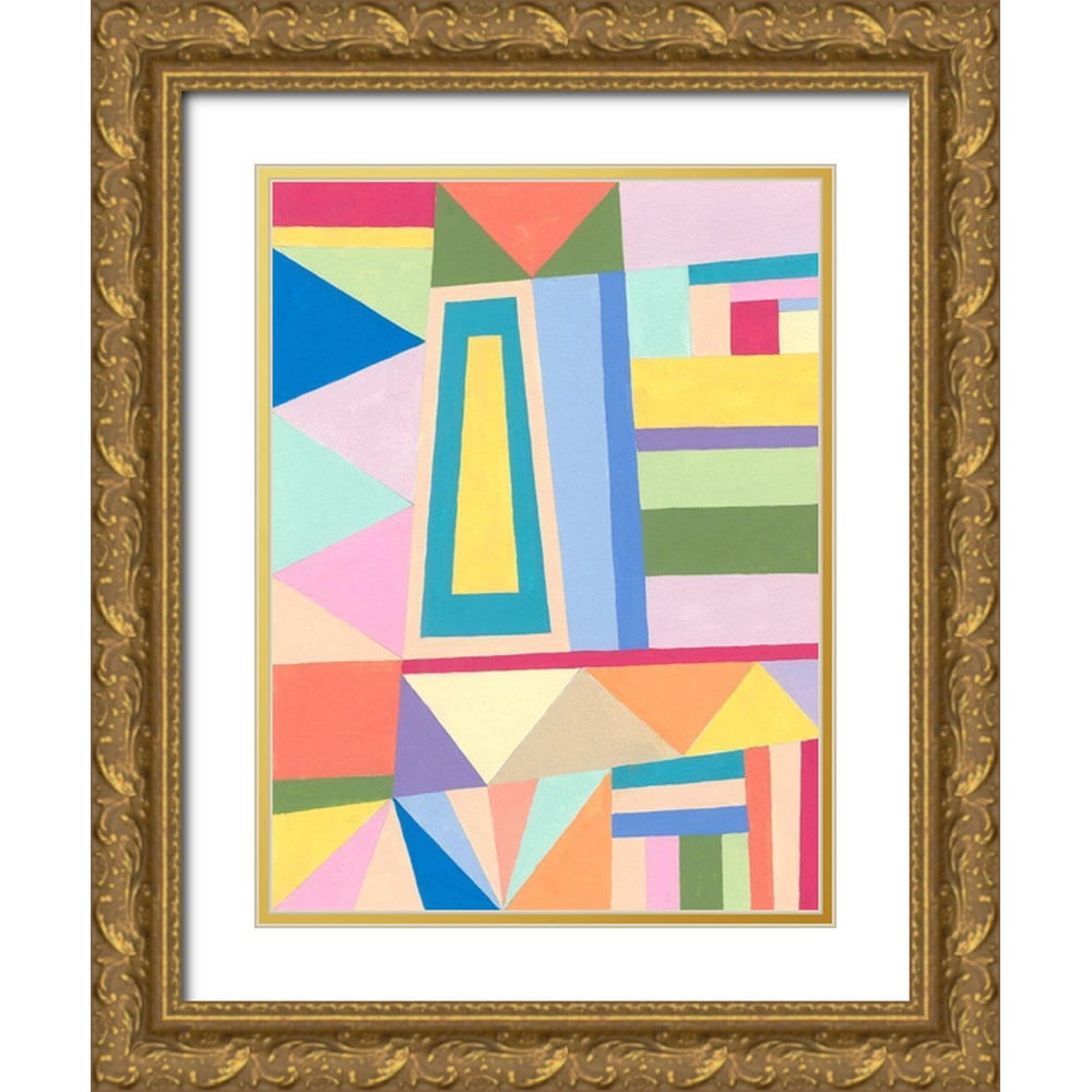 Galapon, Nikki 25x32 Gold Ornate Wood Framed with Double Matting Museum Art Print Titled ...