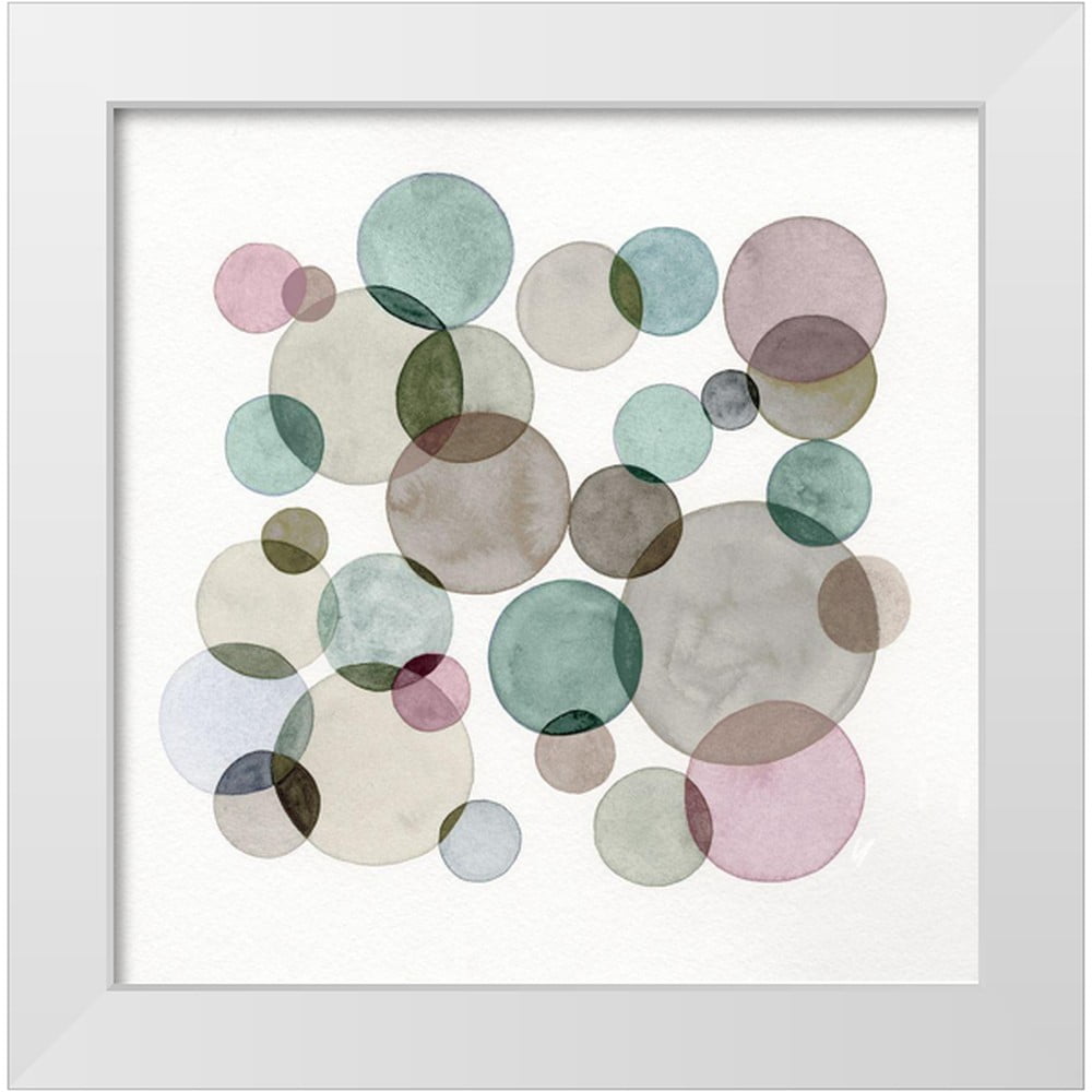 Galapon, Nikki 26x26 White Modern Wood Framed Museum Art Print Titled ...