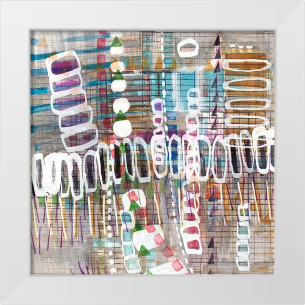 Galapon, Nikki 26x26 White Modern Wood Framed Museum Art Print Titled ...