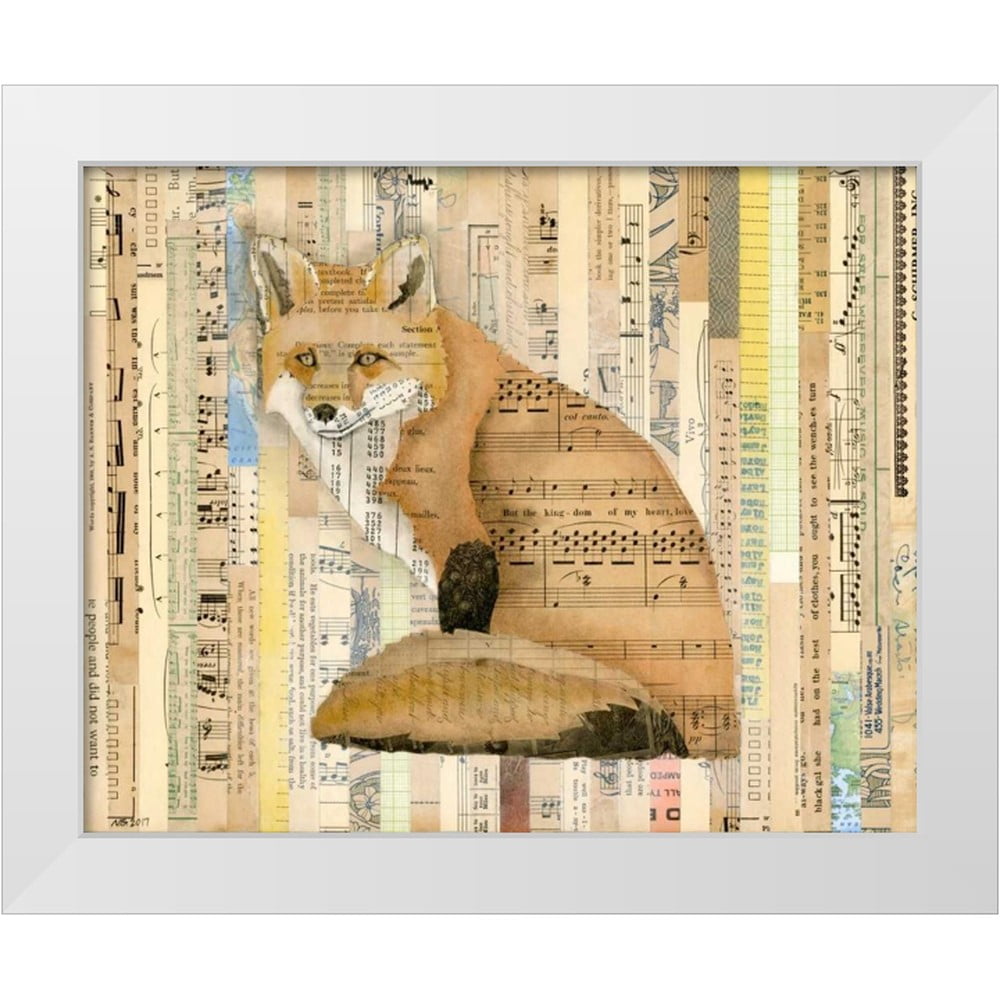 Galapon, Nikki 32x26 White Modern Wood Framed Museum Art Print Titled ...