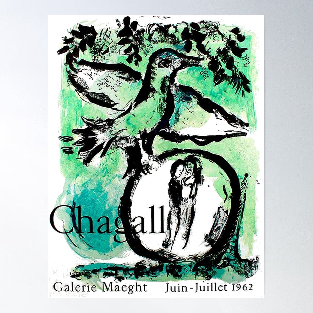 Galarie Maeght : Vintage 1962 Art Advertising Print Poster Wall Art ...