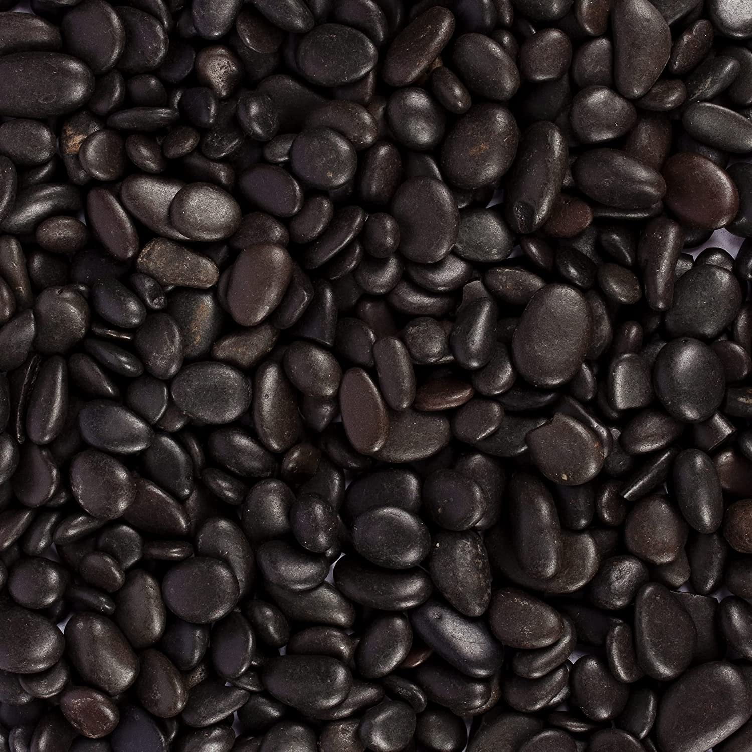Galashield 5 lb Black Rocks Pebbles for Plants Natural Decorative ...