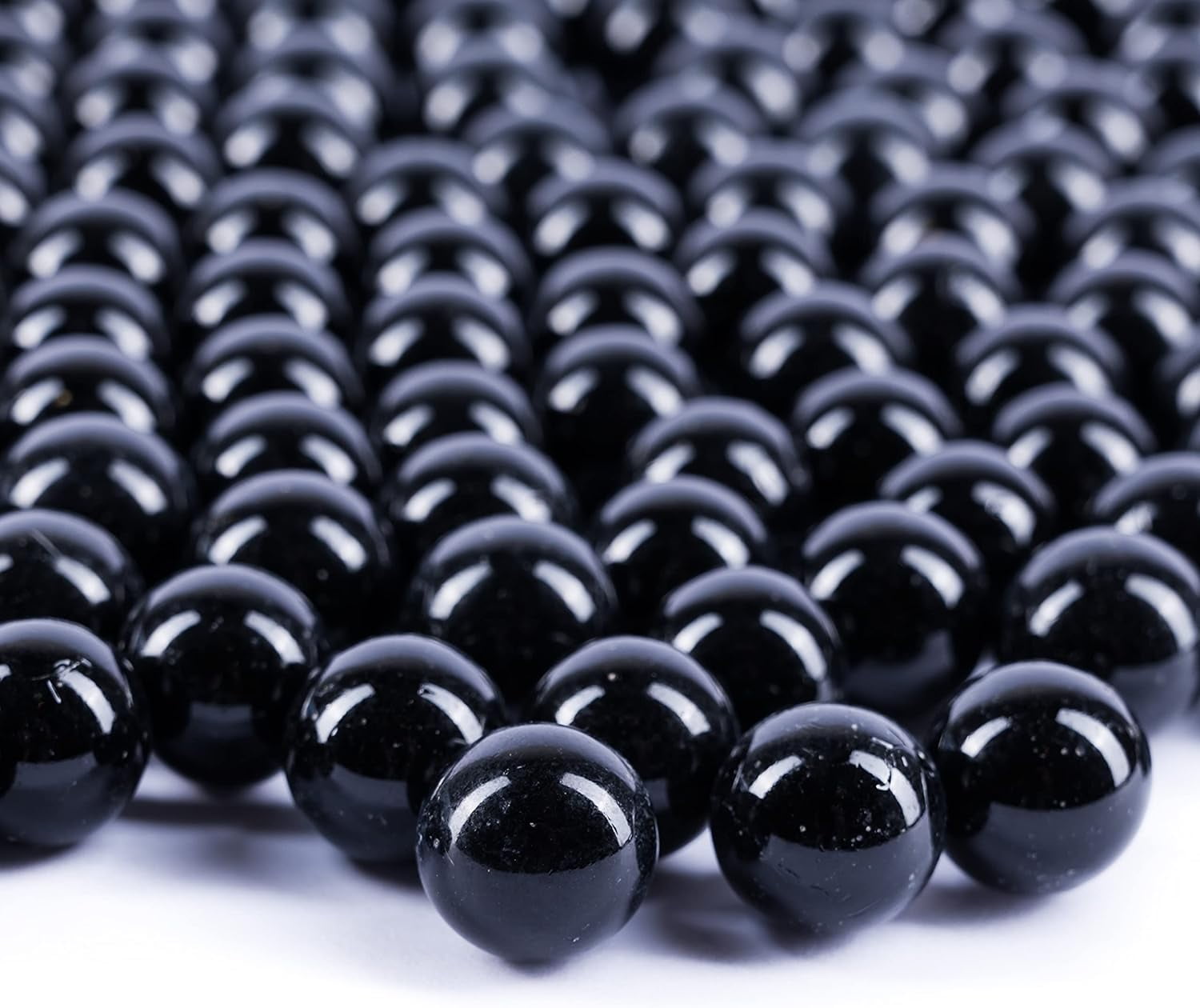 Galashield Black Marbles for Vases | Glass Marbles Bulk Vase Fillers | Glass Beads for Vases ...