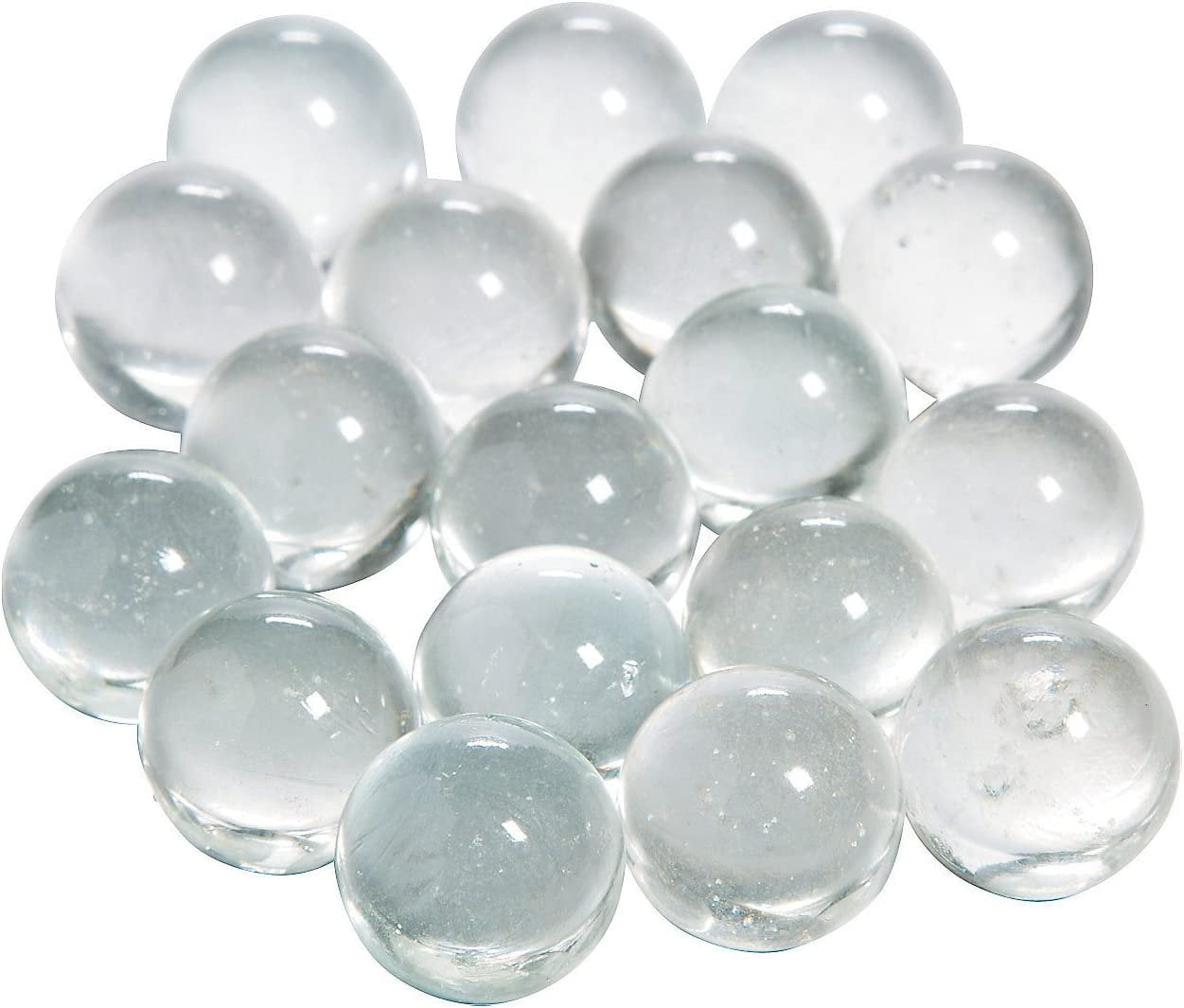 Galashield Clear Glass Marbles for Vases Bulk Round 500 Pieces ...