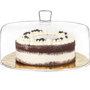 Libbey Selene Tall Multi-function Glass Cake Stand with Dome, Versatile ...