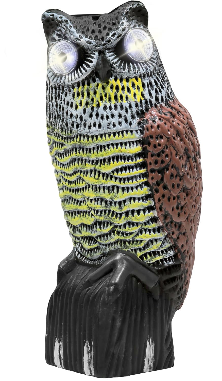 Galashield Owl Decoy | Plastic Owls to Scare Birds Away with Solar ...