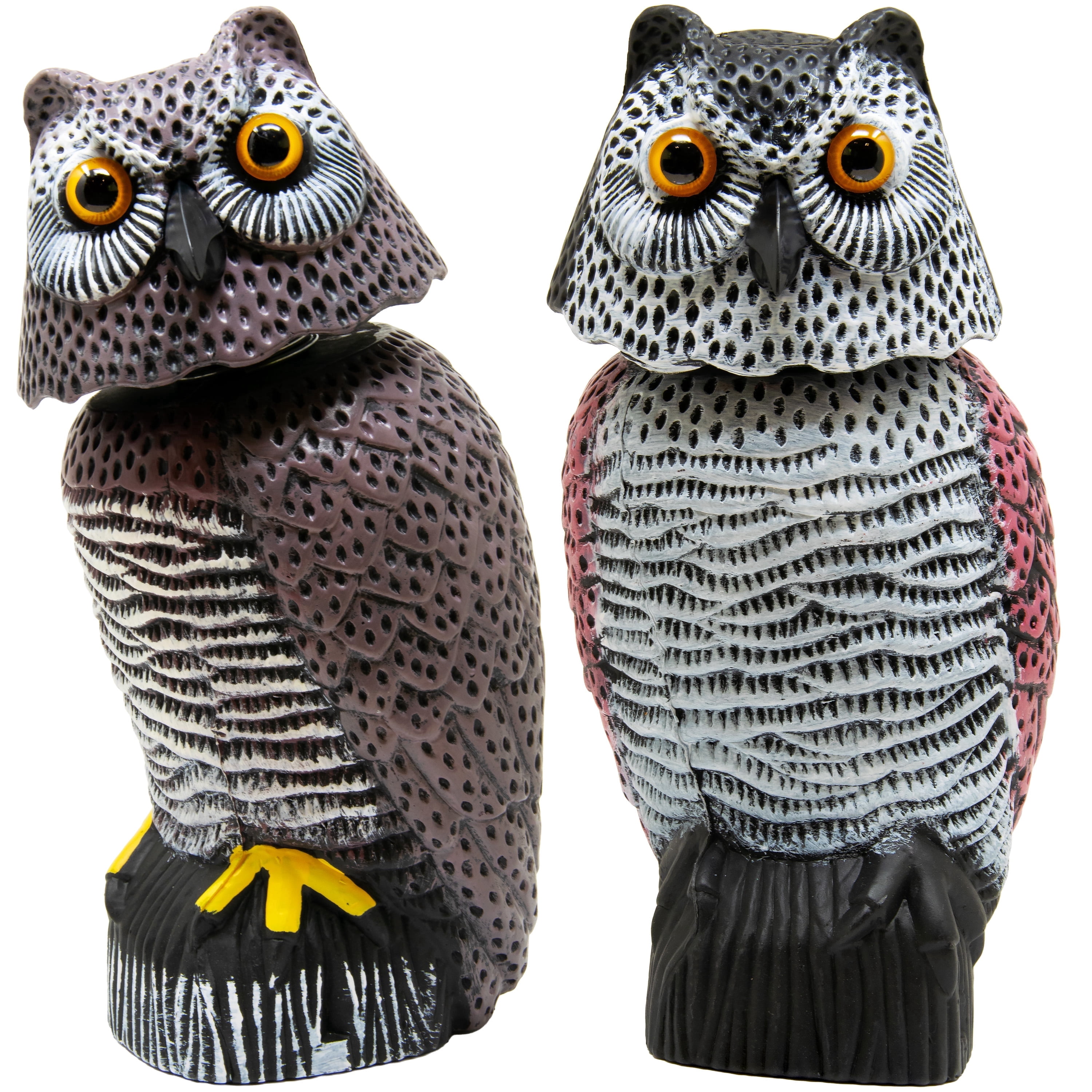 Galashield Owl Decoy to Scare Birds Away Scarecrow Fake Owl with ...
