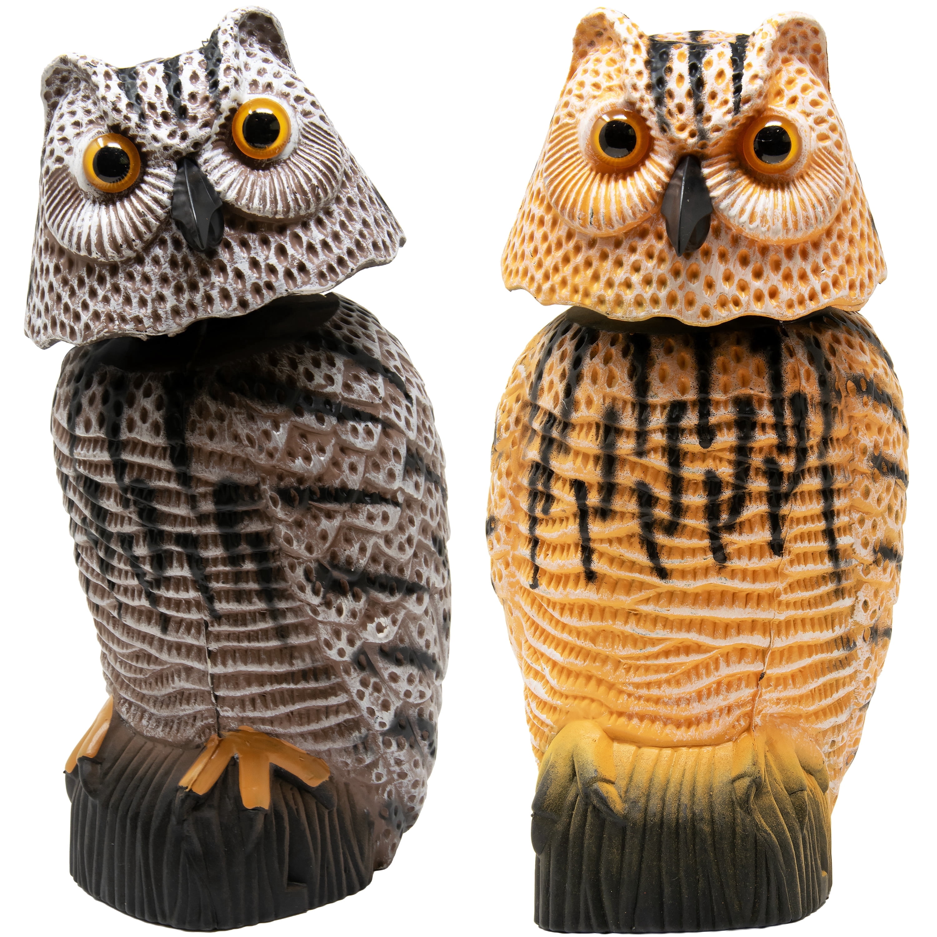 Galashield Owl Decoy to Scare Birds Away Scarecrow Fake Owl with ...