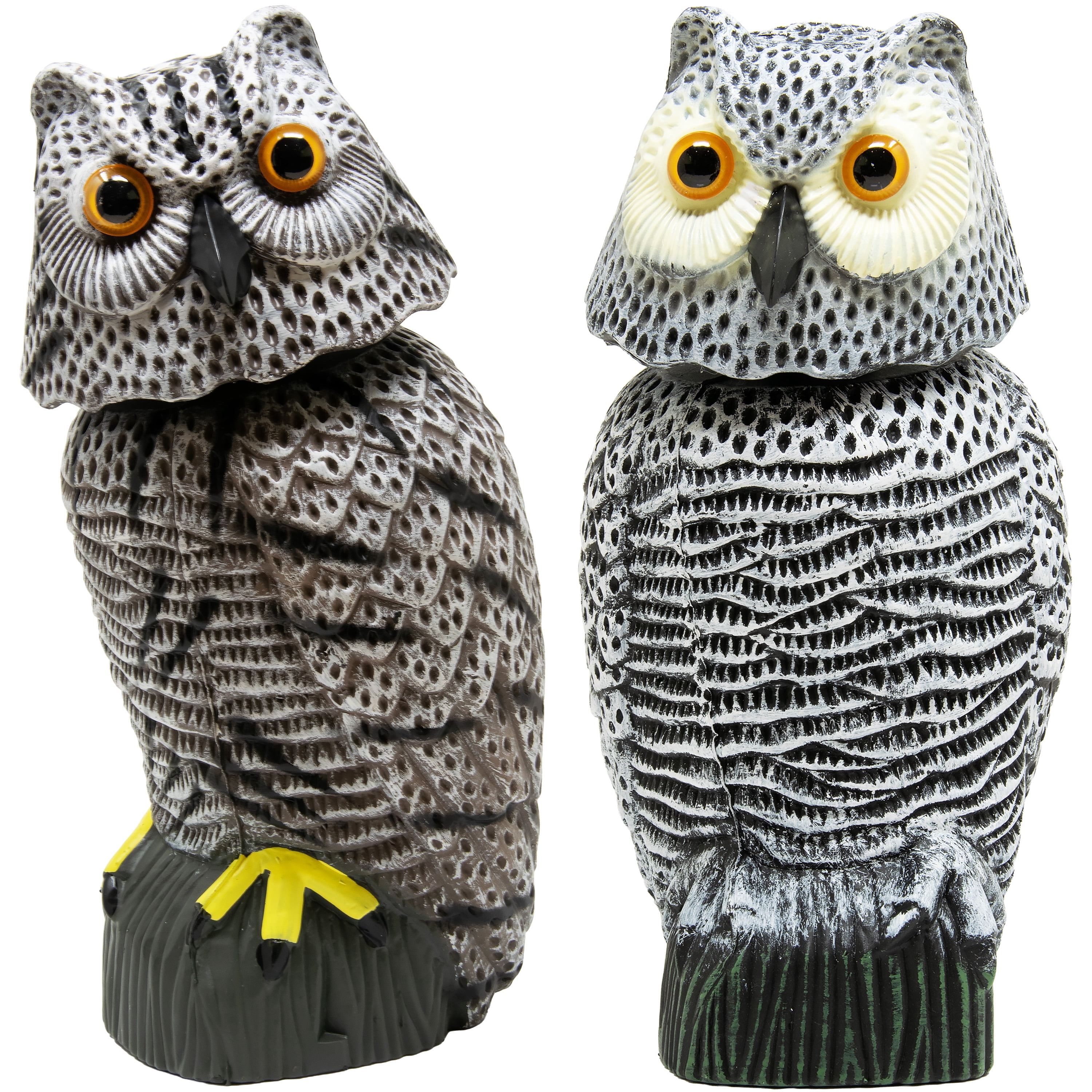 Galashield Owl Decoy to Scare Birds Away Scarecrow Fake Owl with ...