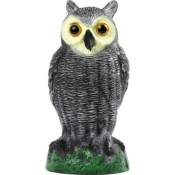 Galashield Plastic Owl Decoys: Yard Deterrent to Scare and Keep Birds ...