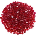 Galashield Red Flat Glass Marbles Decorative Stones, 5 lbs Bag ...