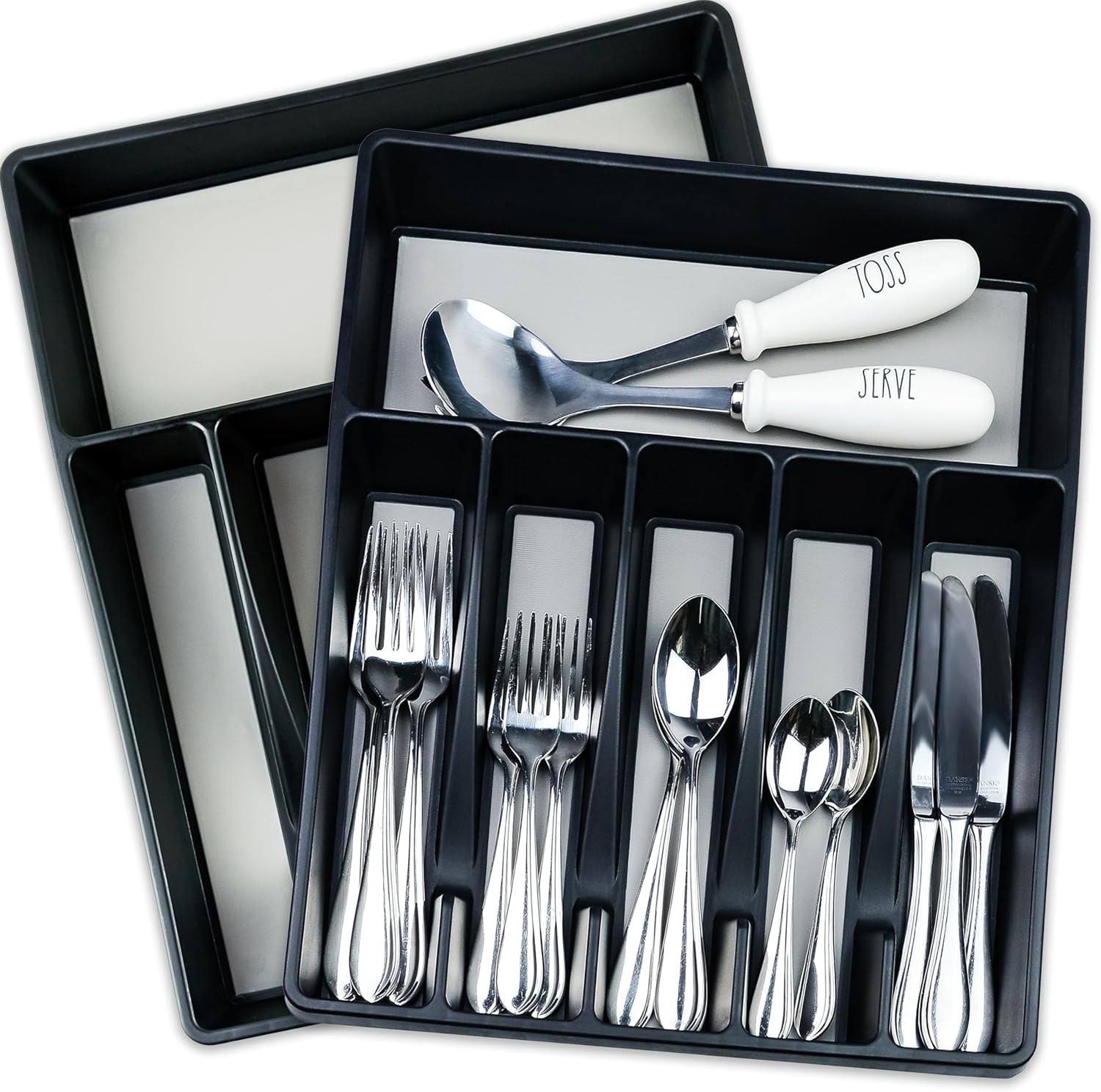 Galashield Silverware Organizer for Kitchen Drawers Flatware Utensils ...