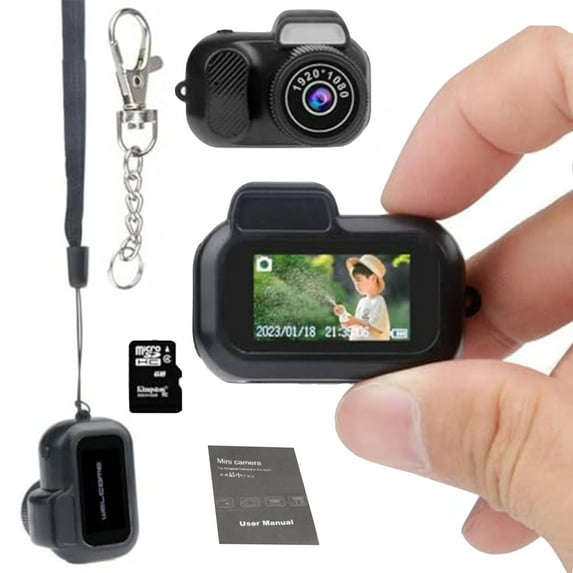Galatee Keychain Camera, 1080P mini Pixel, Micro mini DV/Camcorder ...