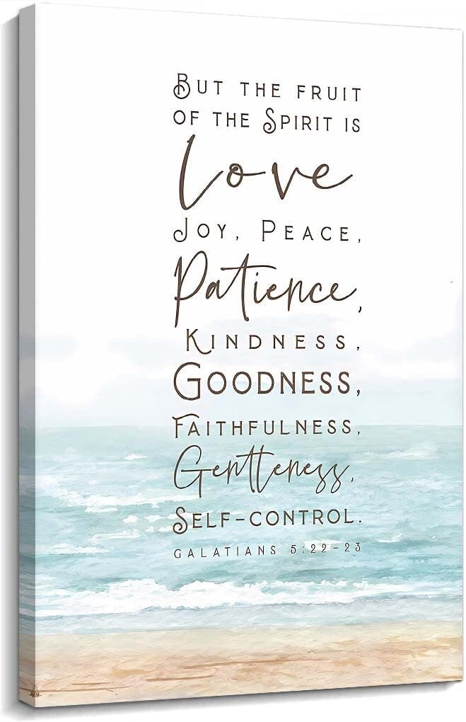 Galatians 5 22-23 Bible Scripture Wall Decor Fruit of The Spirit ...