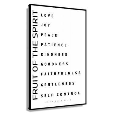 Fruit of The Spirit Bible Verse, Galatians 5 22-23 Printable Wall Art ...