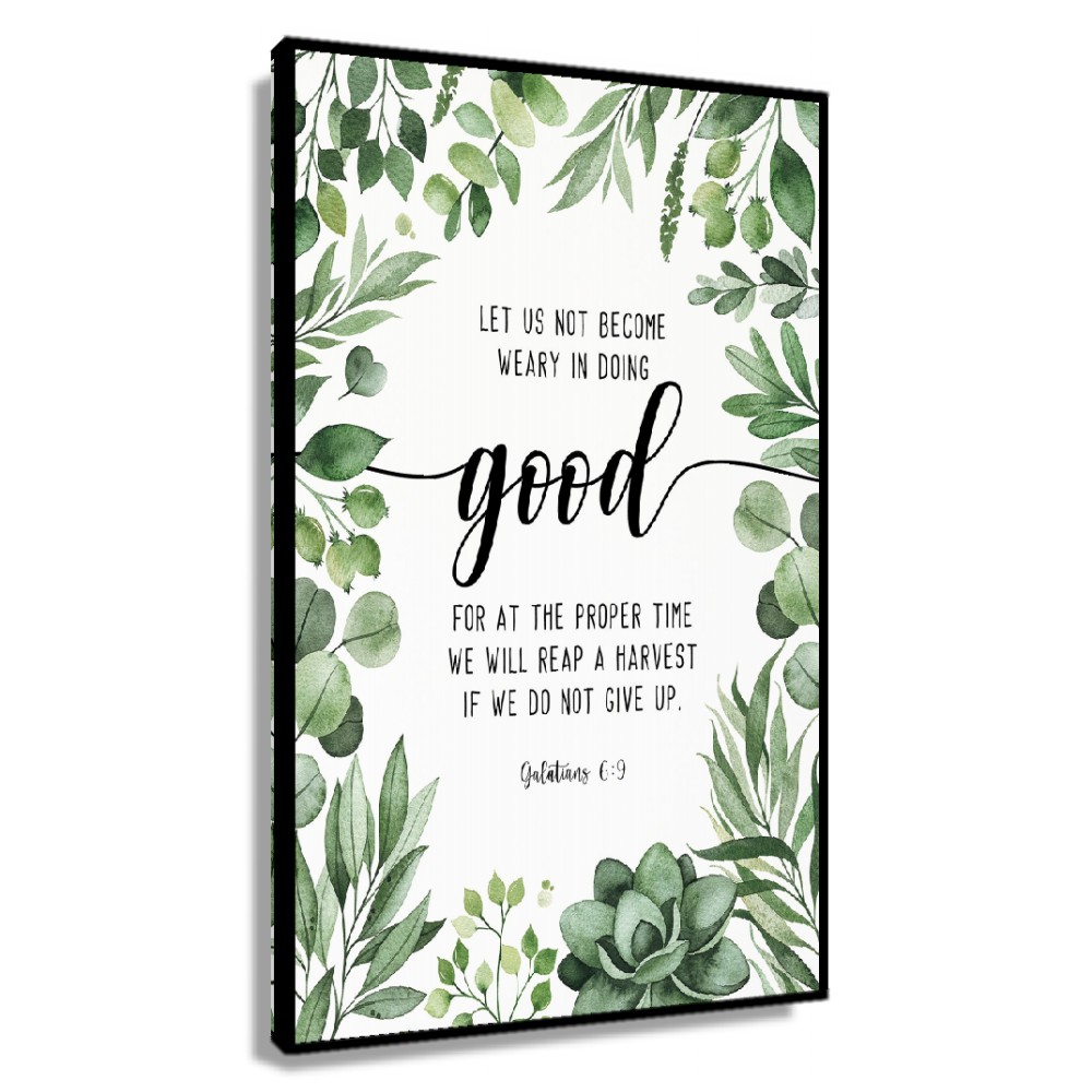 Galatians 6 9, Bible Verse Wall Art Christian Wall Art Printable ...