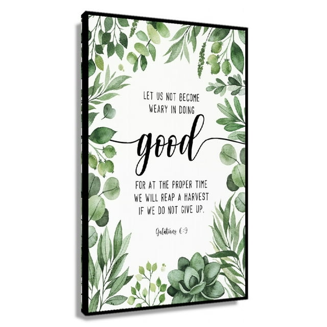 Galatians 6 9, Bible Verse Wall Art Christian Wall Art Printable ...