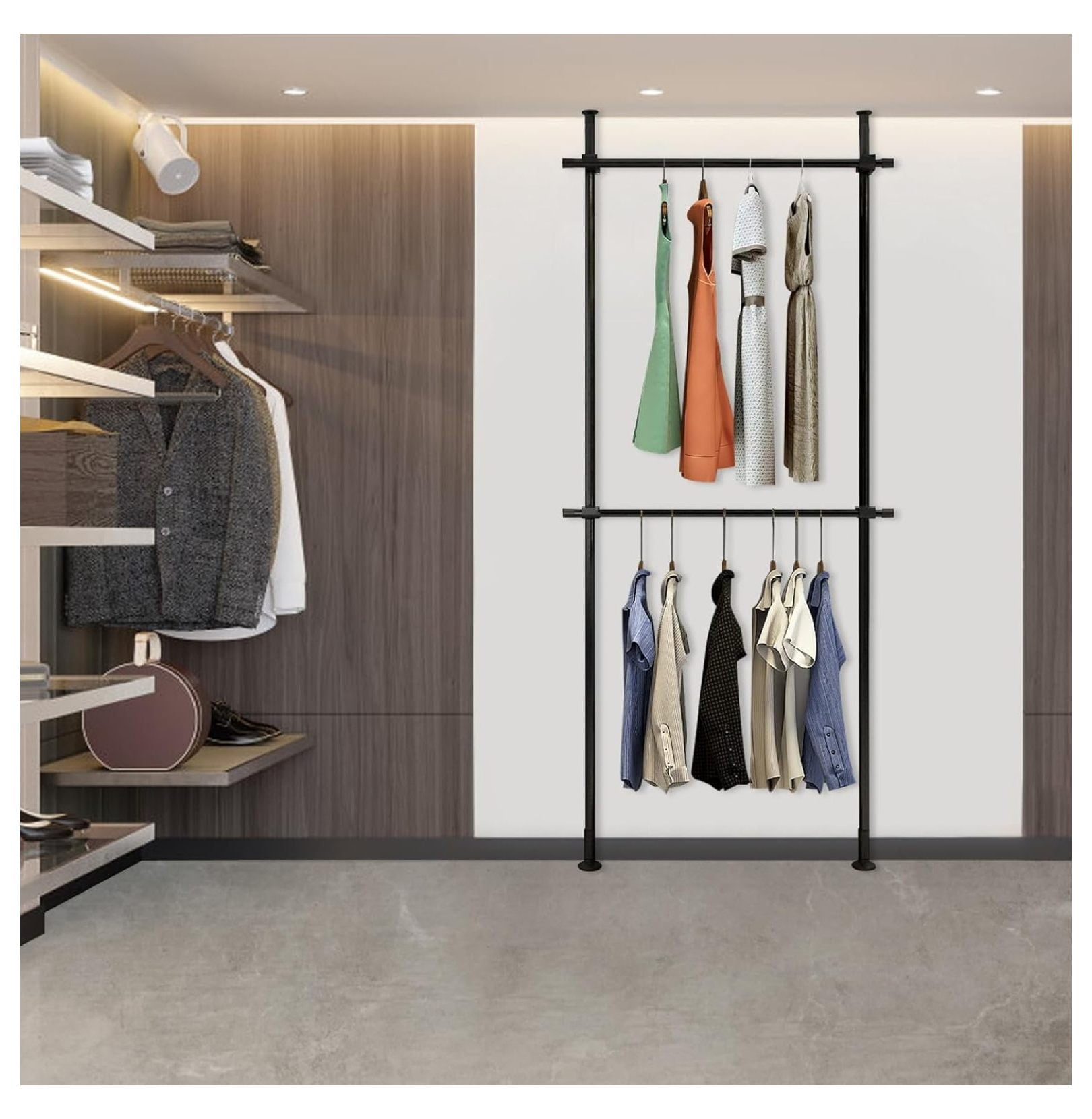 Galaxera Adustable Height Hanging Clothing Racks for Boutique Display ...