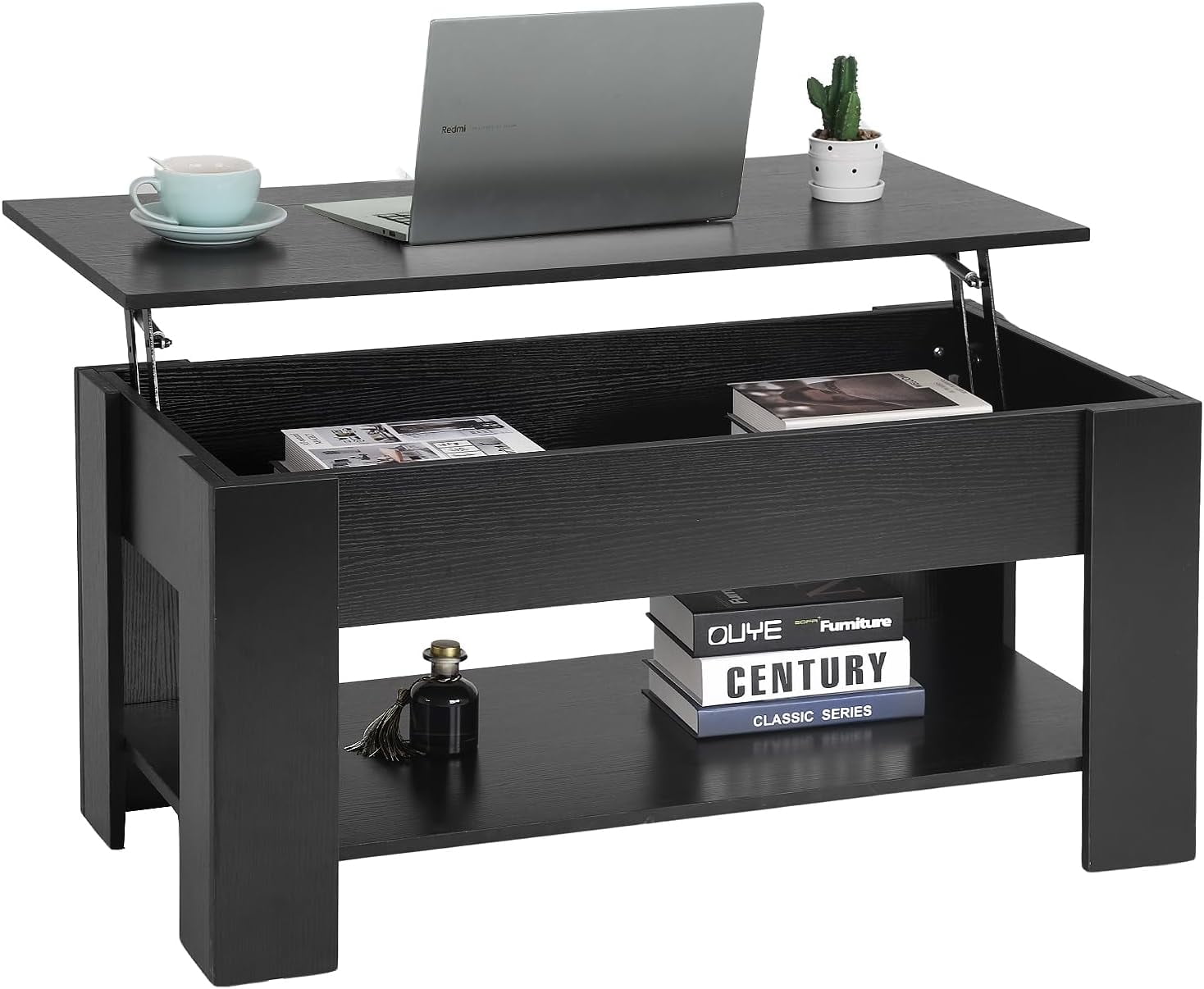 Galaxera Coffee Table Lift Top Coffee Tables with Hidden Compartment ...