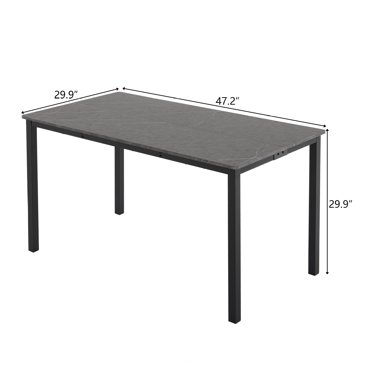 Free Shipping! Ktaxon Dining Table Modern Minimallist Glass Kitchen ...