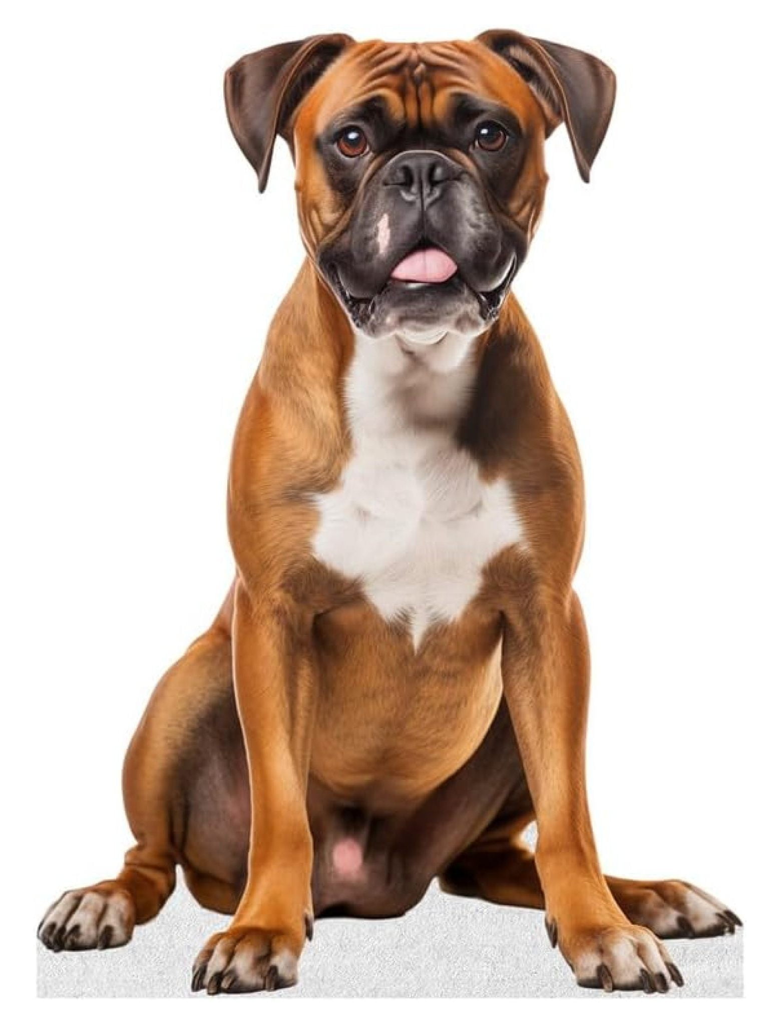 Galaxera Dog - Boxer - Life Size Cardboard Cutout Standup People with ...