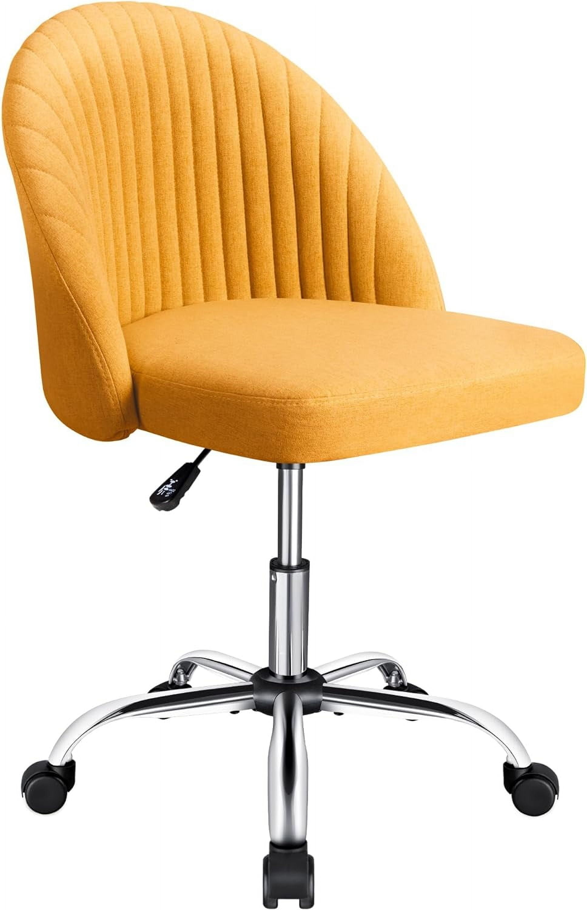 Galaxera Home Office Desk Chair Vanity Chair Twill Upholstered ...