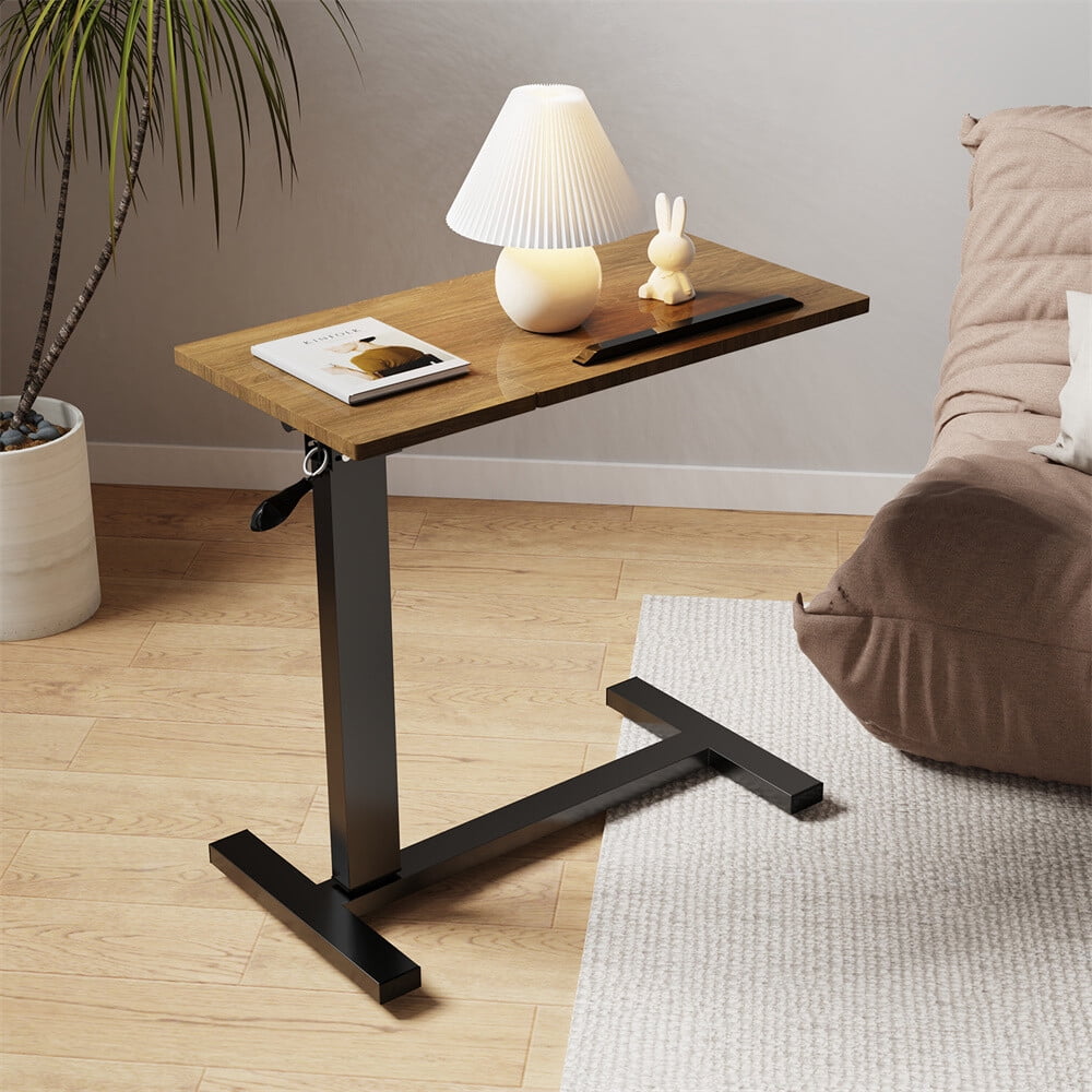 Galaxera Overbed Bedside Table with Wheels for Home Nursing Home ...