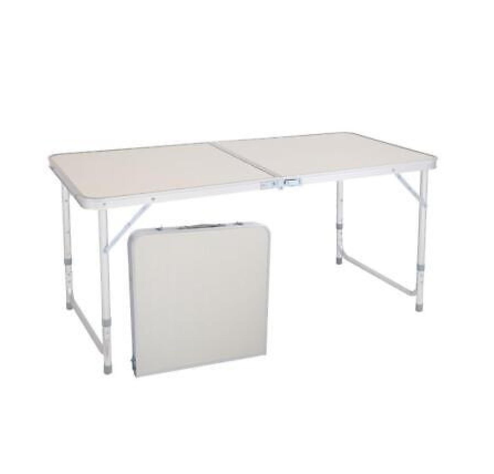 Galaxera Portable Aluminum Folding Table 4' Camping Dinner Table for ...